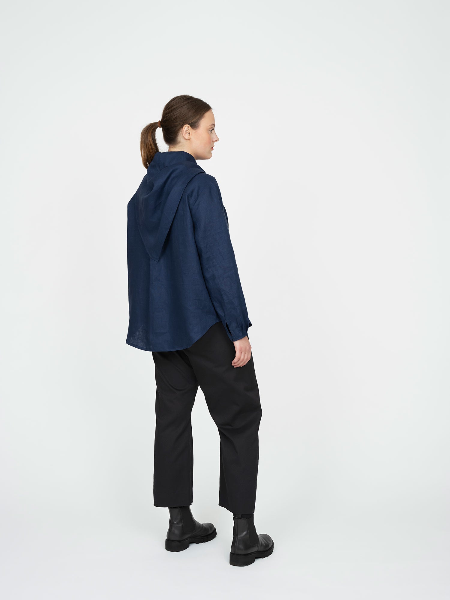 SCARF COLLAR SHIRT SEWING PATTERN– The Assembly Line shop