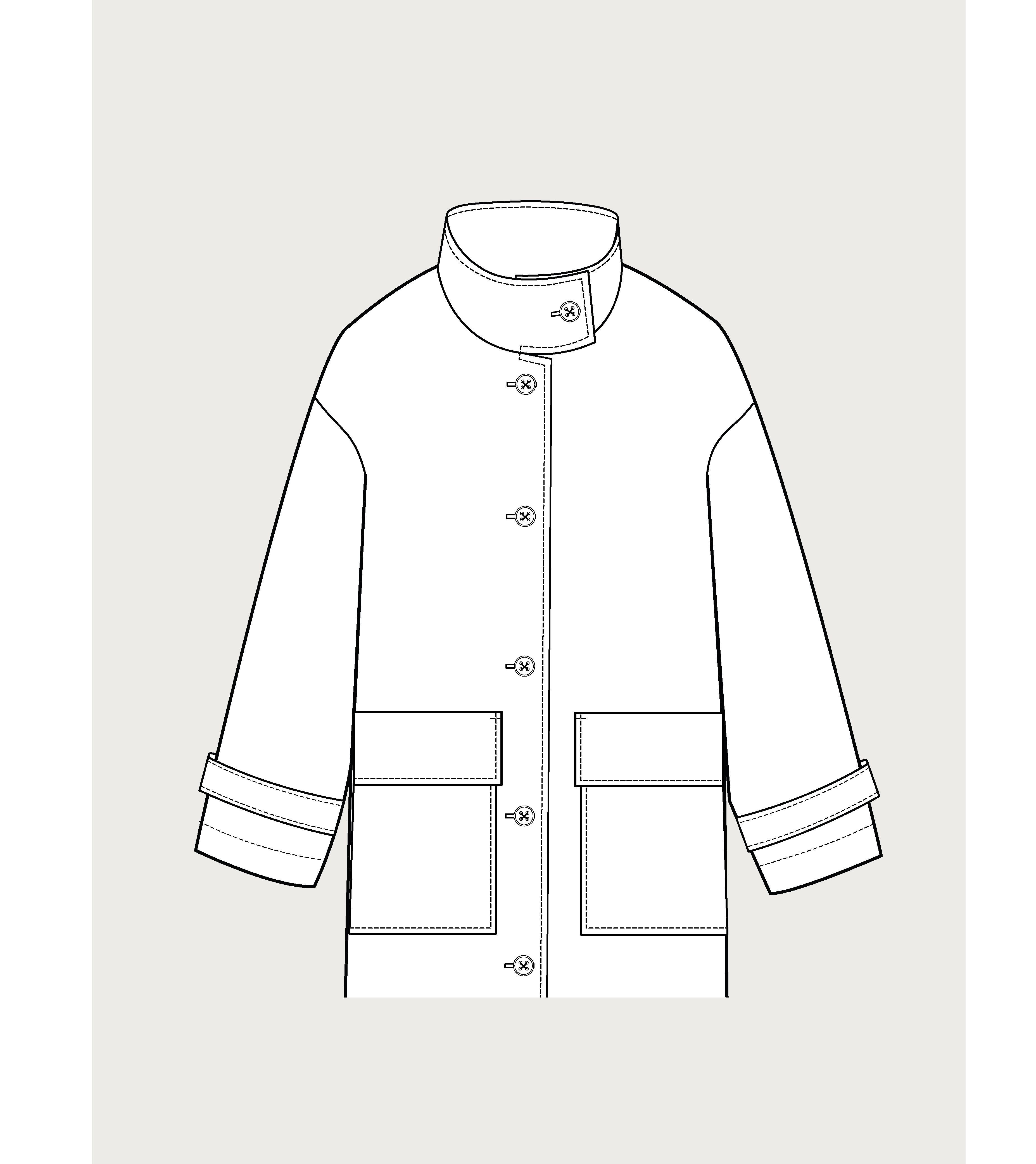 LAB COAT EXTENSION PATTERN– The Assembly Line shop