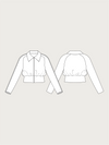 CROPPED JACKET SEWING PATTERN– The Assembly Line shop