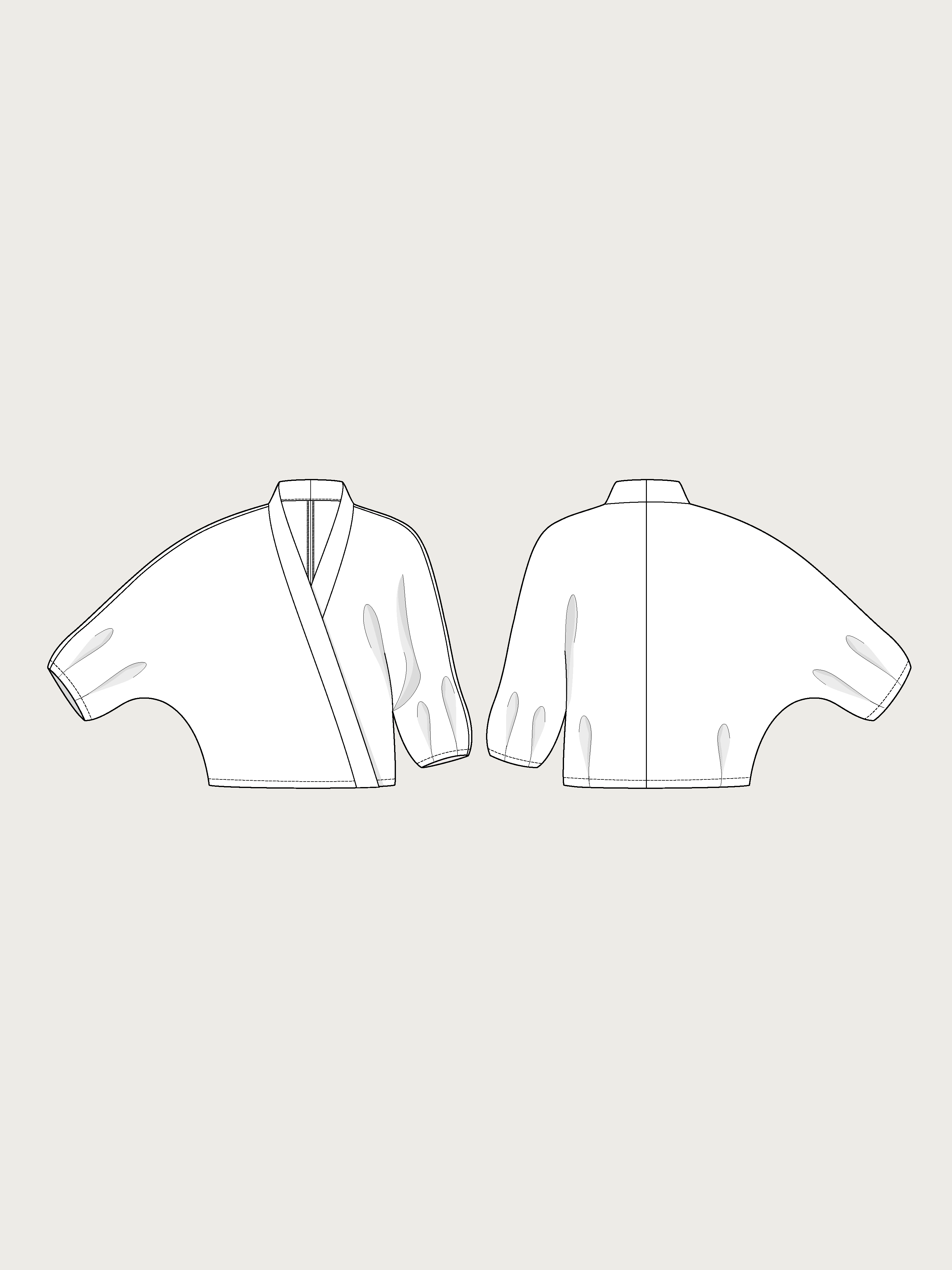 CROSS-OVER SHIRT SEWING PATTERN– The Assembly Line shop