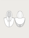 HOODED MOCK COLLAR SEWING PATTERN– The Assembly Line shop