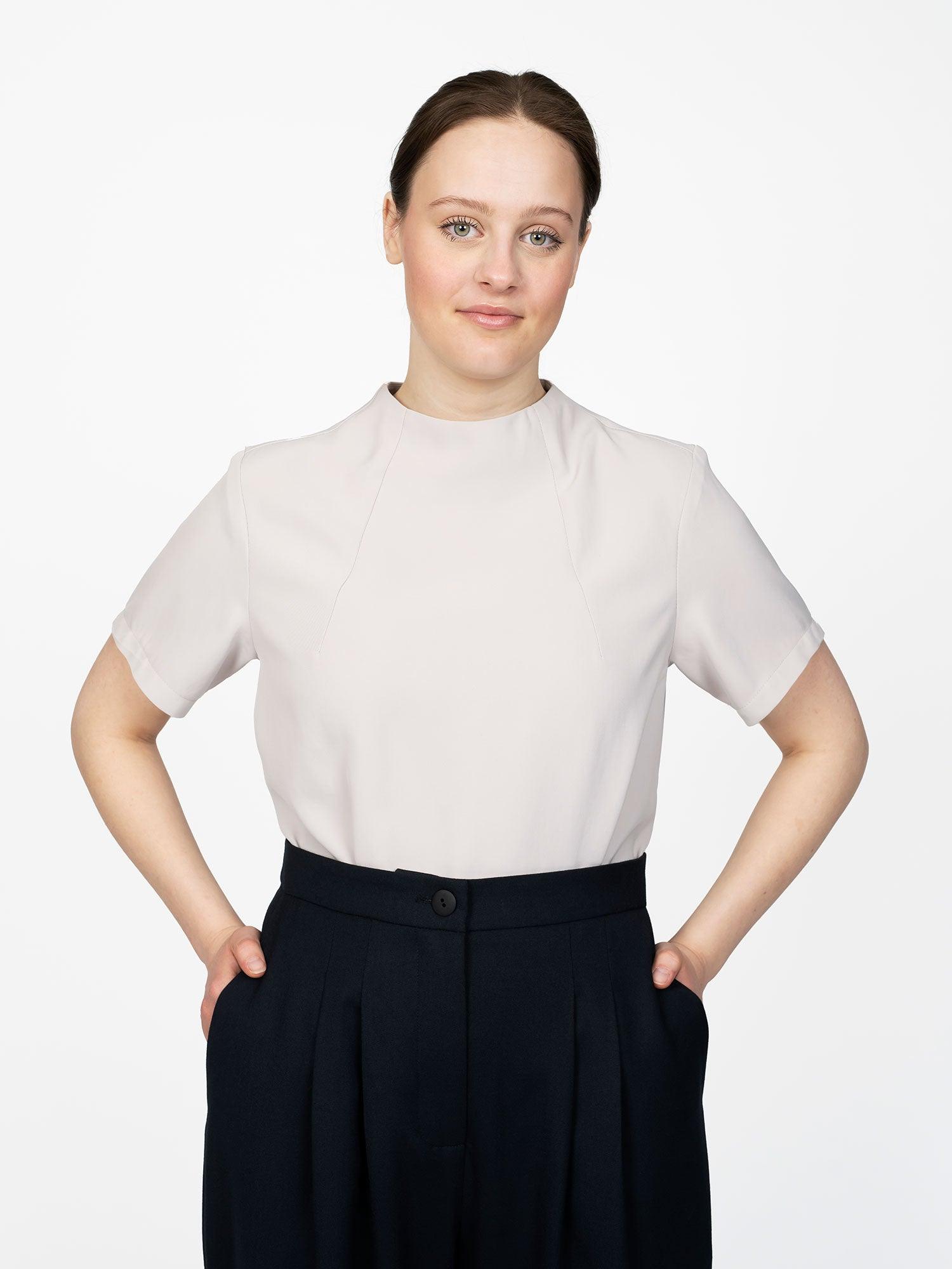 FUNNEL NECK TOP SEWING PATTERN– The Assembly Line shop